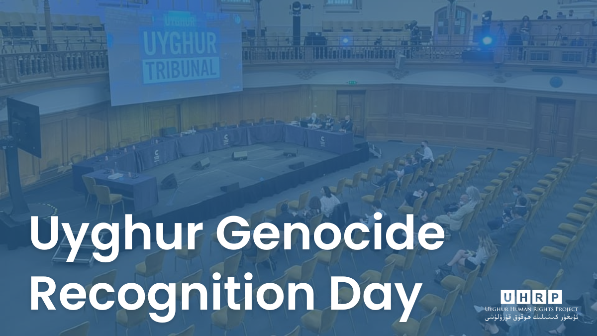 On Uyghur Genocide Recognition Day, 50+ Uyghur Organizations Call for ...