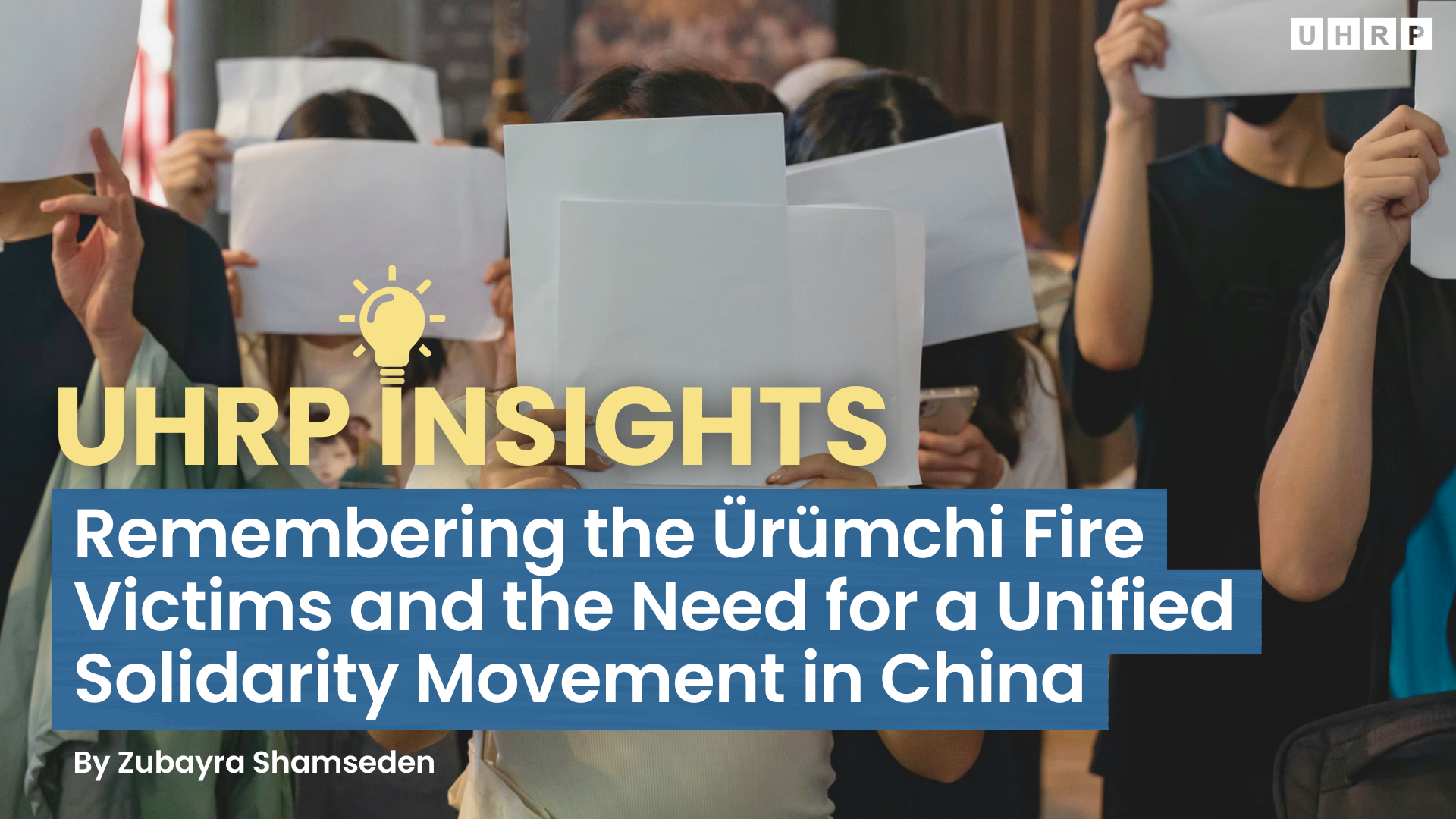 Remembering the Ürümchi Fire Victims and the Need for a Unified ...